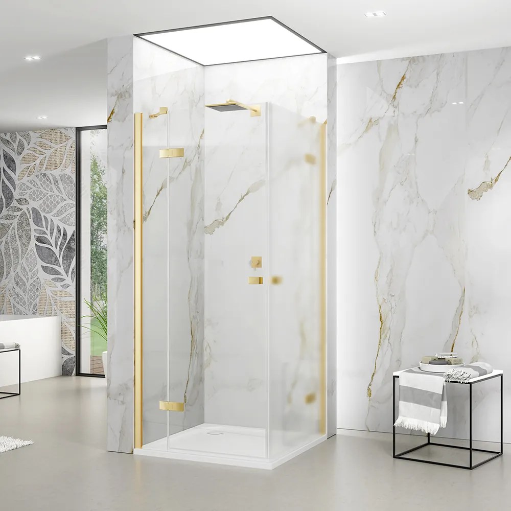 AP AFL_AP AFR 2000 mm 223–241 1073–1091 763 Transparent 1100 Brushed Gold Levé dveře AP AFL 110200 GPE