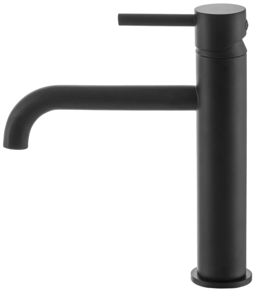 Gamma Roy, umyvadlová baterie h-220, černá matná, GMA-BRYU-BK
