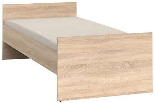 Studentská postel Lavelo 2, LTD, dub sonoma, 98x56x204 cm