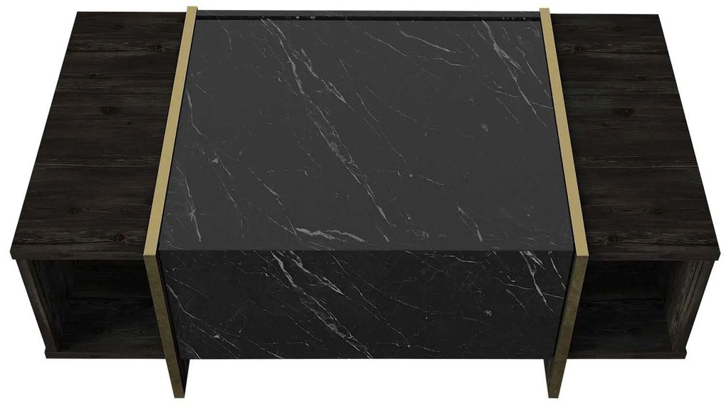 Designový konferenční stolek Sakeena 103,8 cm černý