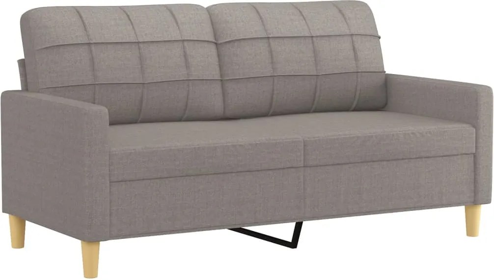 2dílná sedací souprava s poduškami taupe textil 3201281