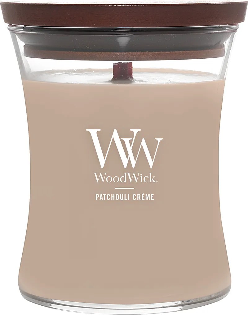 WoodWick svíčka Patchouli Crème Velikost: střední 275 g