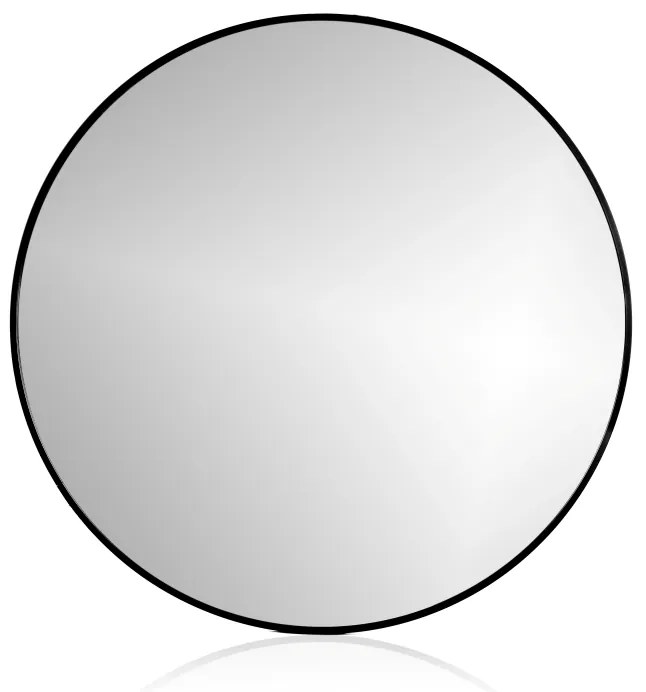 In-Design Zrcadlo RoundLine - černý matný rám, bez osvětlení Průměr zrcadla (mm): 600