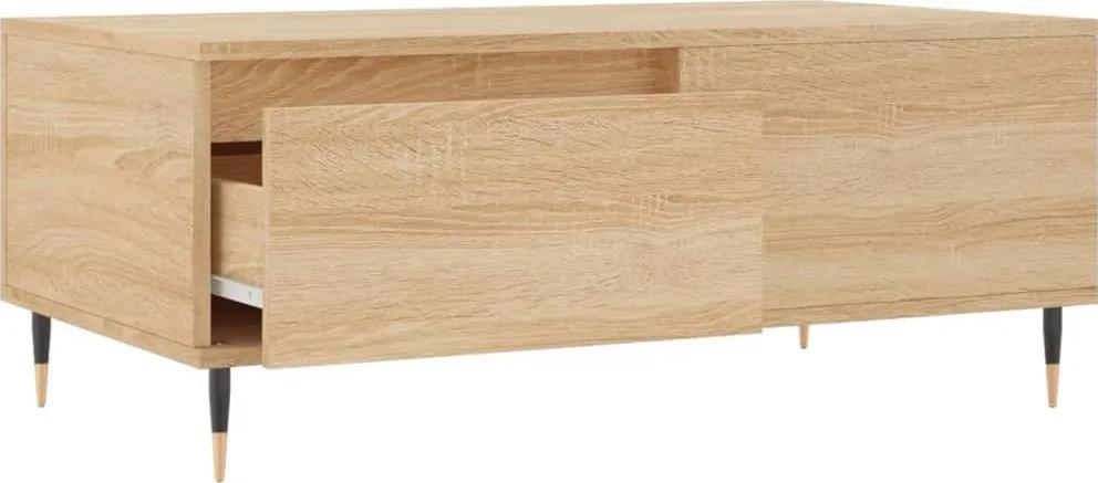 vidaXL Konferenční stolek 90 x 50 x 36,5 cm kompozitní dřevo [830799] Barva: šedá sonoma