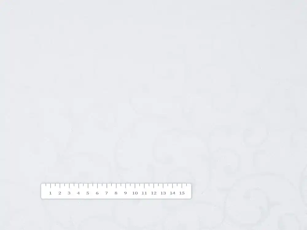 Biante Teflonový kulatý ubrus TF-040 Zámecký vzor - studená bílá Ø 70 cm |  BIANO