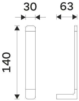 Nimco Držák na toaletní papír rezervní MA 29055R-26