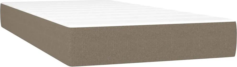 Box spring postel s matrací taupe 120x190 cm textil 3270387