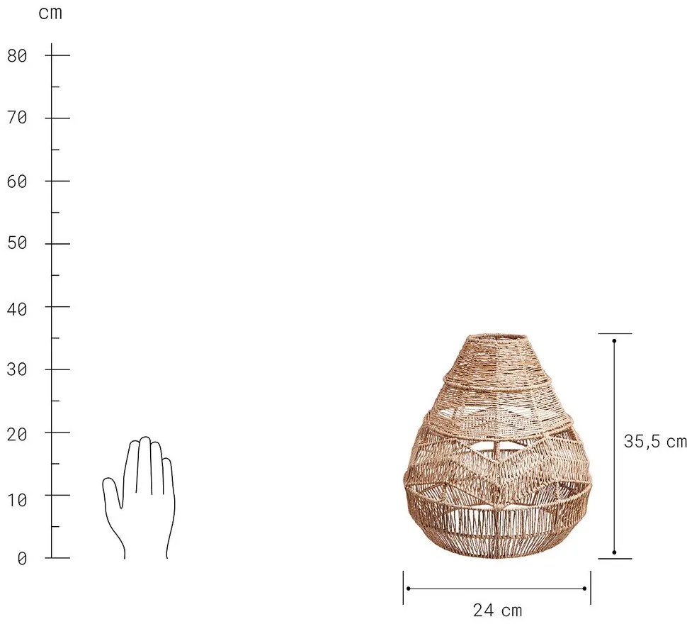 Butlers SOUTH HAMPTONS Stínidlo na lampu 24 cm
