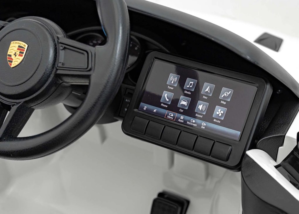 Ramiz Dětské autíčko Porsche Spyder RS 718, bílý lak