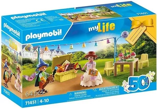 Set figurek a příslušenství playmobil 71451 kostýmová párty