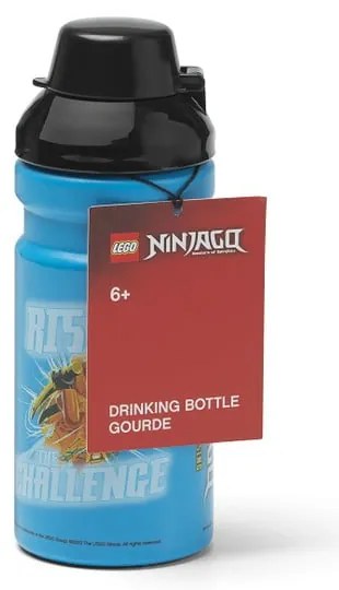Modrá dětská lahev 390 ml Ninjago – LEGO®