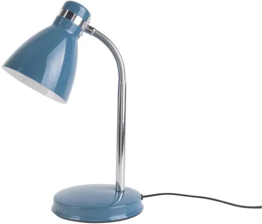 Stolní lampa Waroni, modrá