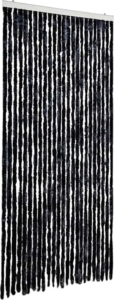 Závěs proti hmyzu antracitový 100 x 220 cm Chenille 284290