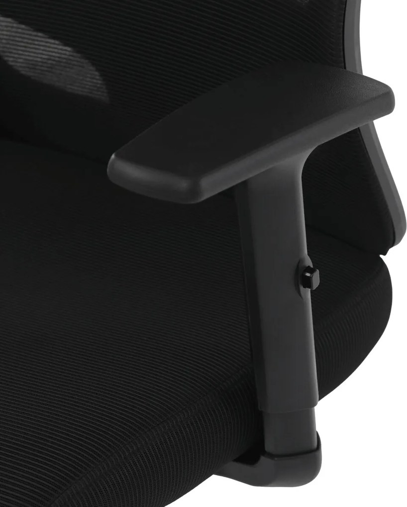Ergonomická kancelářská židle FLEXIWORK - černá síťovina