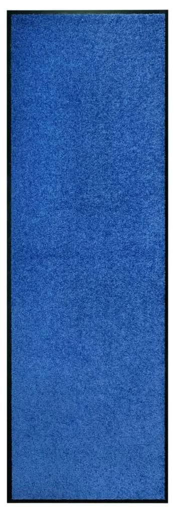 323441 vidaXL Rohožka pratelná modrá 60 x 180 cm