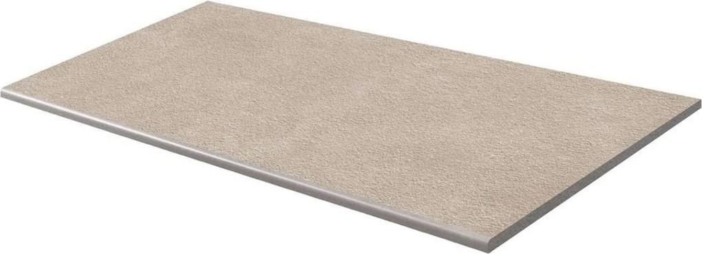 RAKO Betonico Outdoor - Schodovka reliéfní 60x120 cm, tmavě béžová DCHV6794