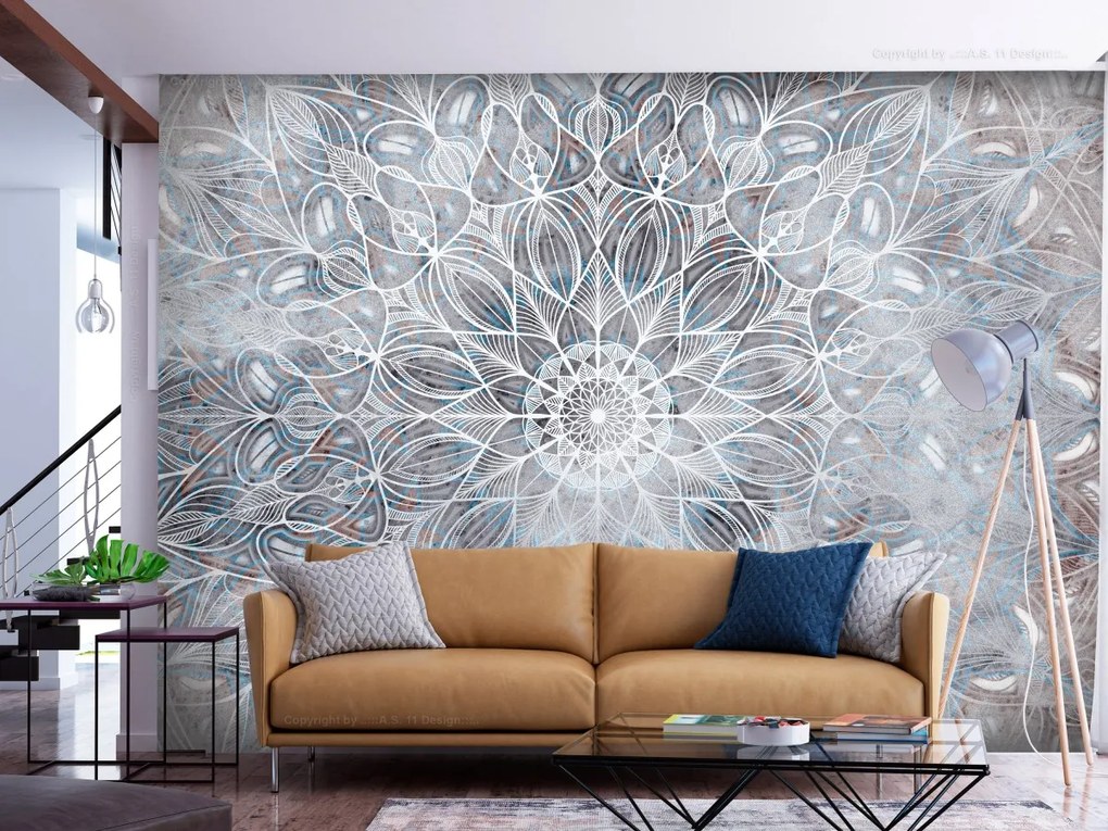 Tapeta mandala krajková + lepidlo ZDARMA Velikost (šířka x výška): 200x140 cm