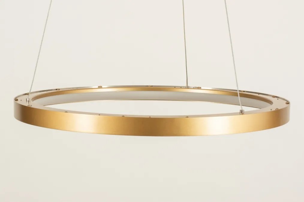 Závěsné designové LED svítidlo nad stůl Opus Maximus Gold 58