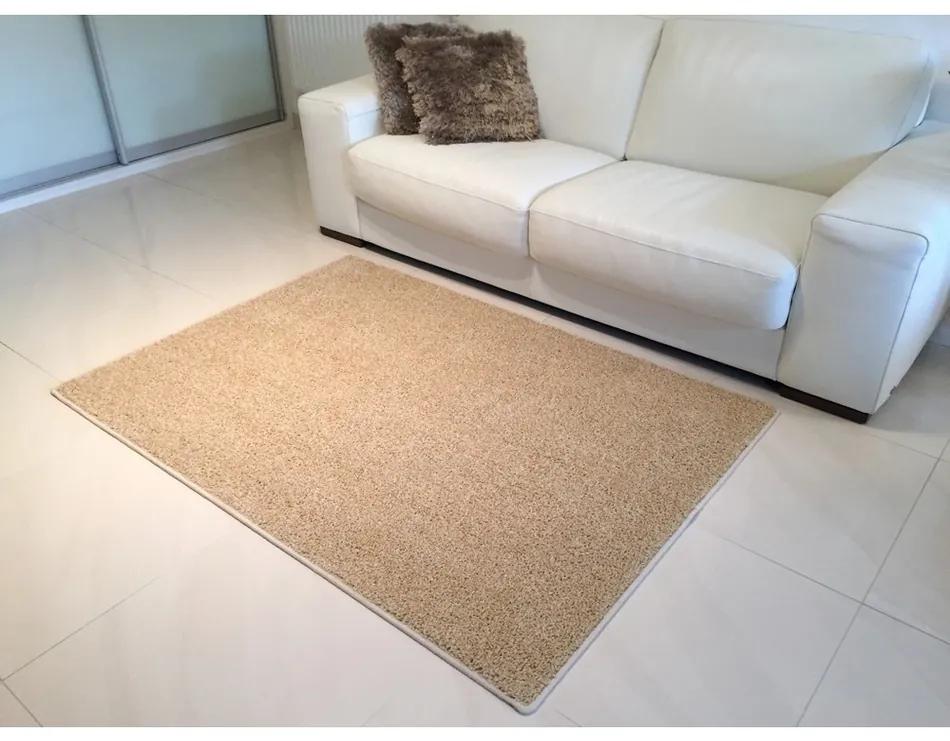Vopi Kusový koberec Color shaggy béžová, 120 x 170 cm