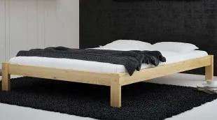 Eoshop Dřevěná postel Liliana 140x200 + rošt ZDARMA - borovice