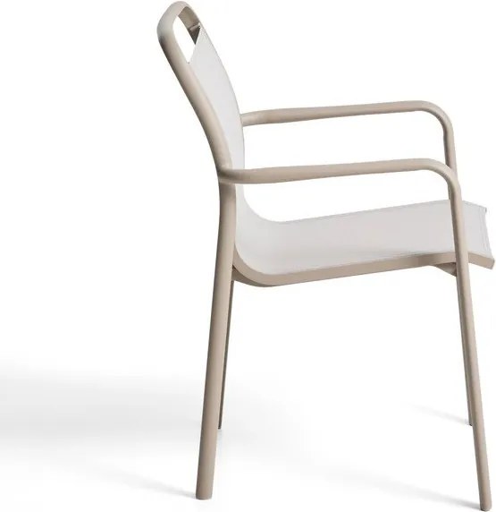 Taupe zahradní židle Luri – Kave Home