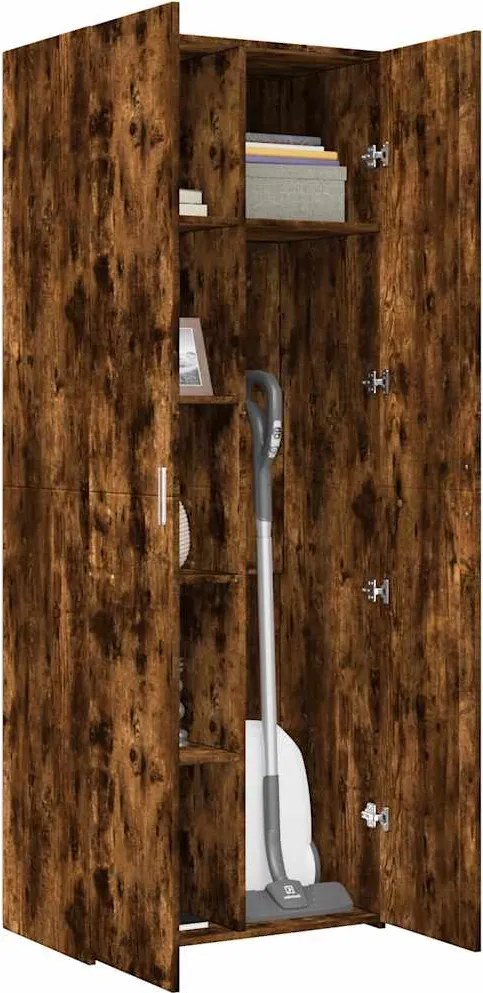 Skříň highboard kouřový dub 70 x 42,5 x 185 cm kompozitní dřevo 3281431