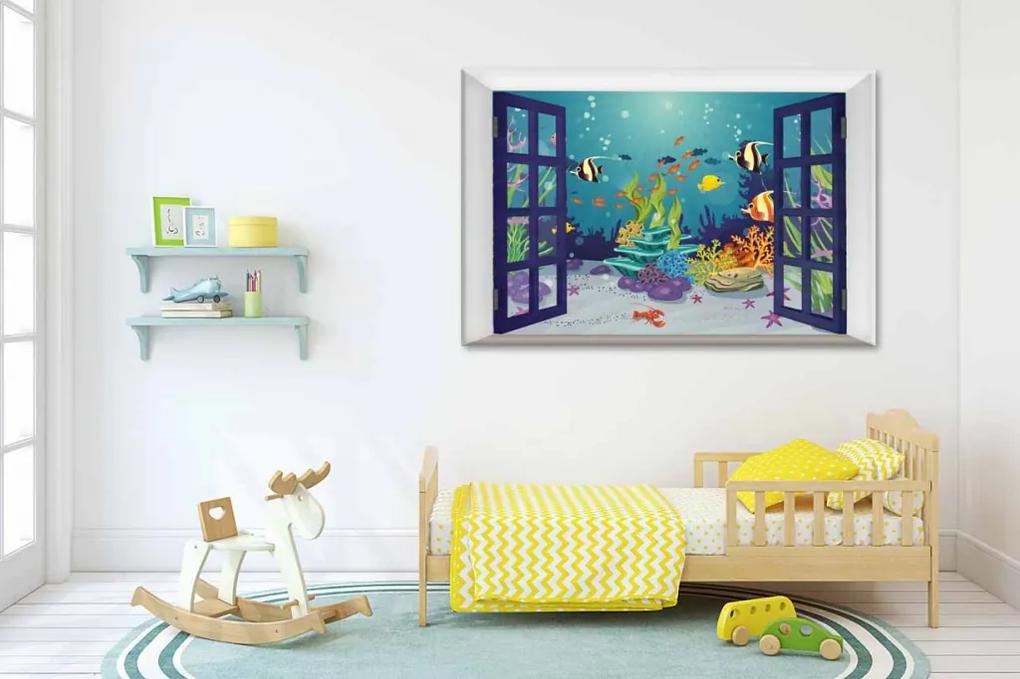 Malvis ® Dětský obraz Podmořský svět Velikost: 120x80 cm