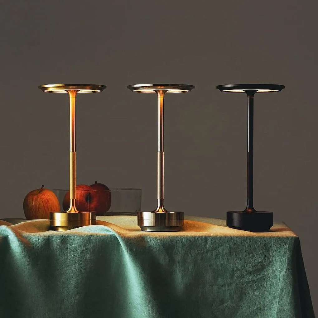 Toolight Toolight, bezdrátová USB dotyková noční lampa APP1371-T, černá matná, OSW-08635