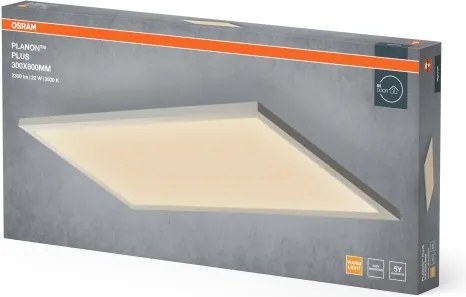 Osram - LED Panel přisazený PLANON LED/22W/230V 3000K 30x60 cm bílá