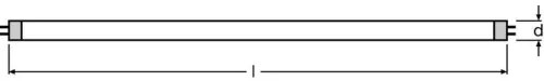 Zářivková trubice OSRAM LUMILUX HO 54W/865 T5 G5 studená bílá 6500K 1150mm