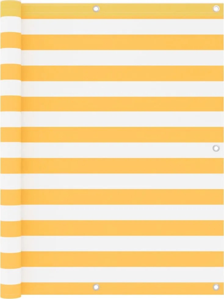 vidaXL Balkonová zástěna 120 x 300 cm 100% polyester oxford [134956] Barva: oranžová a hnědá