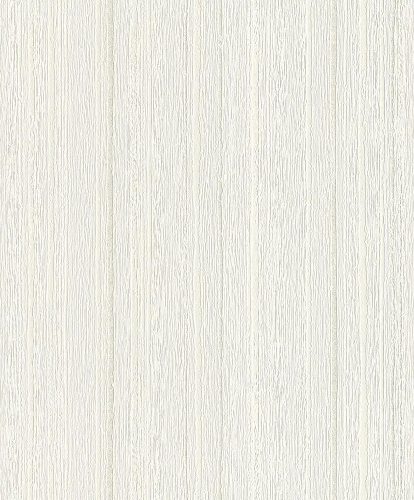 Vliesová tapeta bílá, pruhy 642124 / Tapety na zeď Aldora IV (0,53 x 10,05 m) Rasch