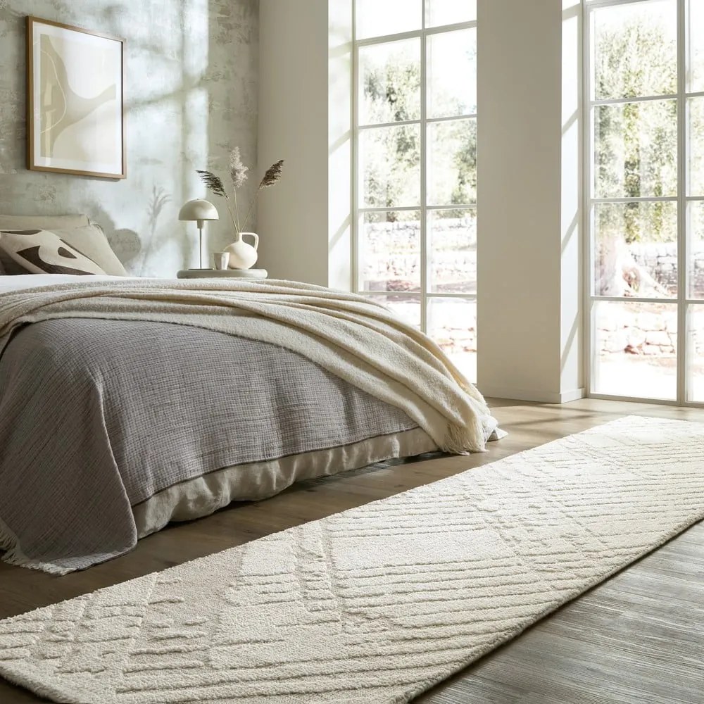 Krémový běhoun 80x300 cm Remy – Flair Rugs