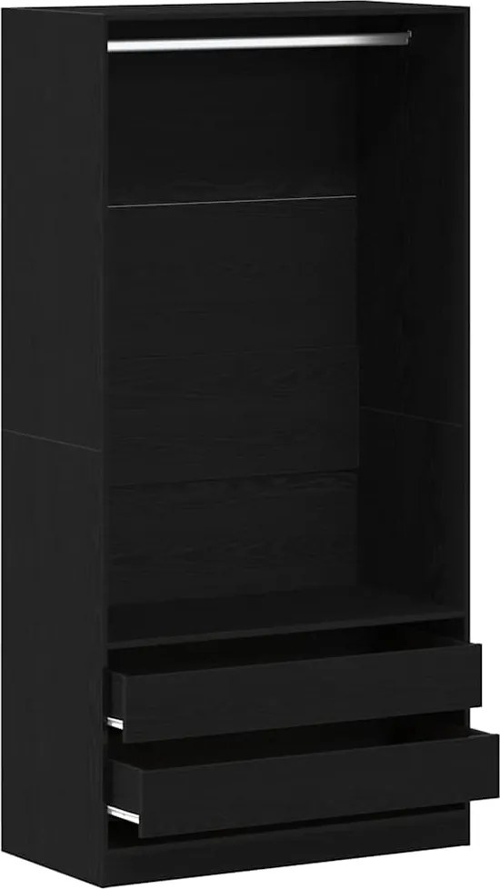 Šatní skříň Černý dub 100 x 50 x 200 cm Kompozitní dřevo 3329299