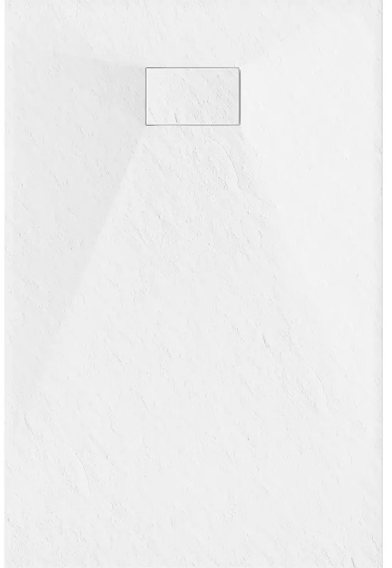 Mexen Hugo obdélníková vanička do sprchového koutu SMC 90 x 70 cm, Bílá - 42107090