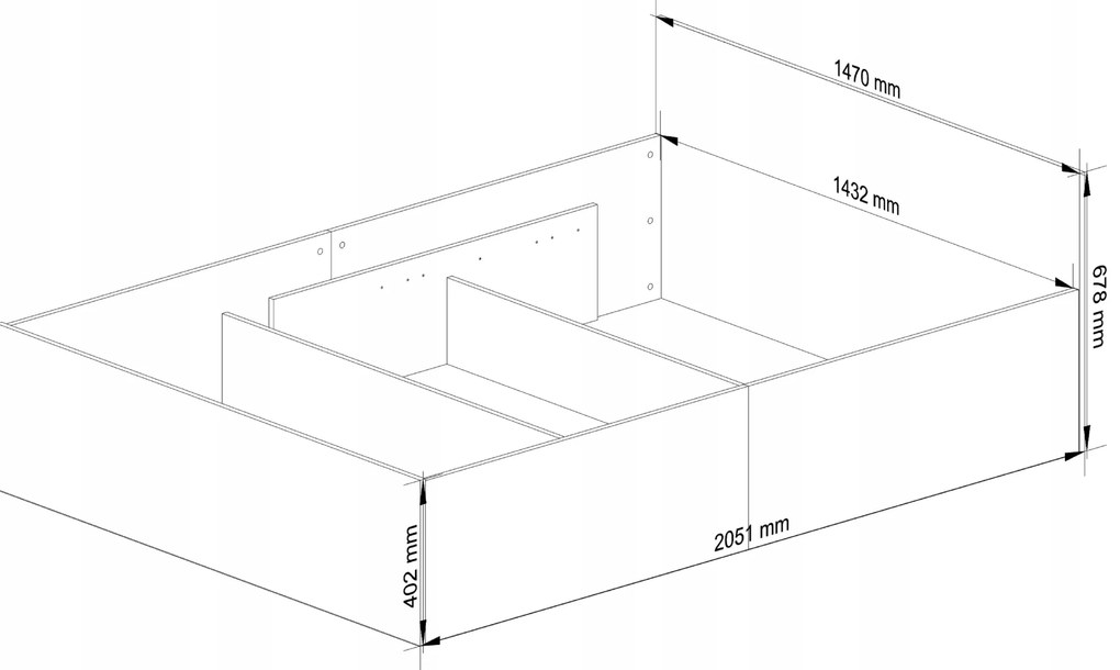 Akord ZVEDACÍ POSTEL CLP 140x200 OSKRZYNIA + ROŠT SONOMA