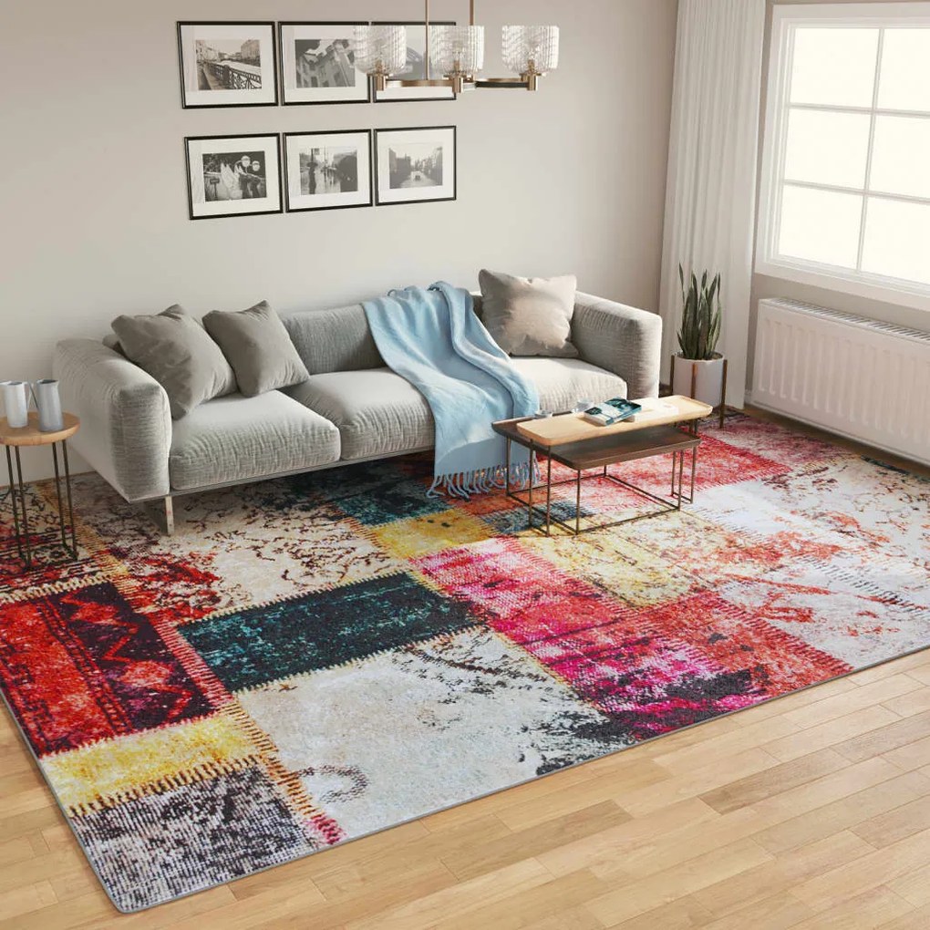 Koberec pratelný vícebarevný 400 x 300 cm 136635