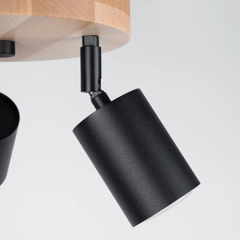 Sollux Lighting Stropní svítidlo VERDO 3P černé