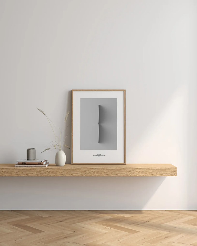 Idealform Poster no. 8 Arched shapes Barva: Smokey taupe, Velikost: 300x400 mm