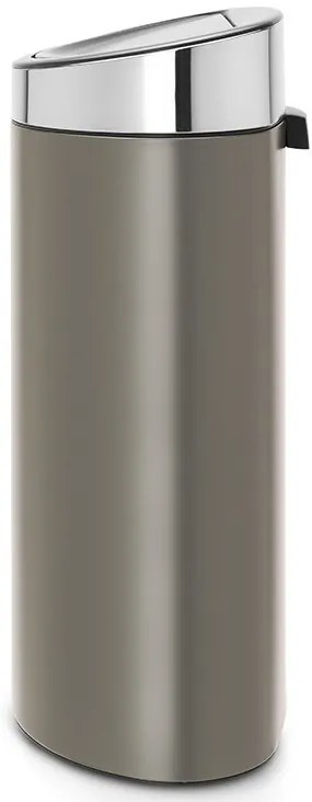 Brabantia Koš Touch Bin NEW 40L platinová mat víko