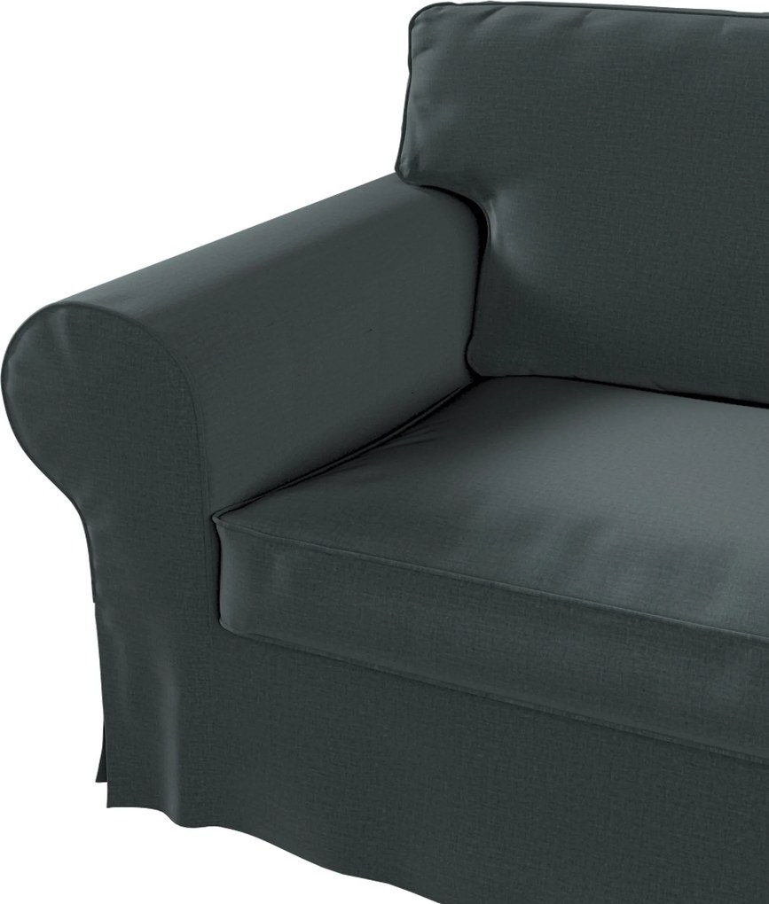 Potah na pohovku IKEA Ektorp 2-místná s lenoškou barva zelená látka sametová