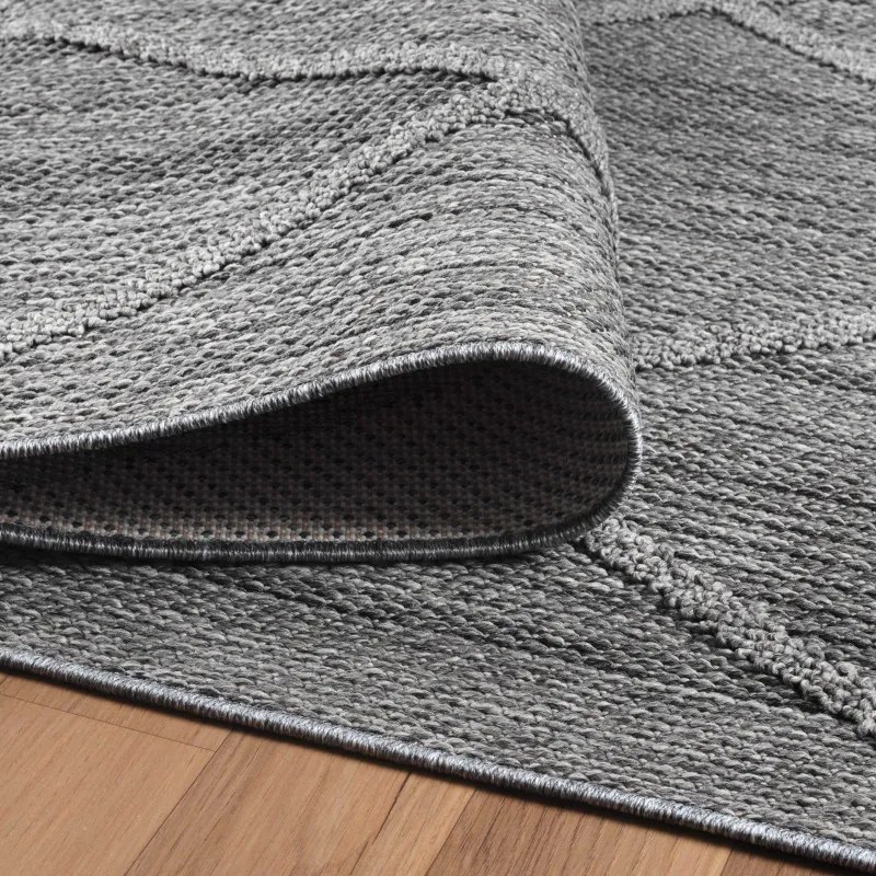 Ayyildiz, Kusový koberec Patara 4952 Grey – na ven i na doma, 200x290, šedá, chodba / předsíň