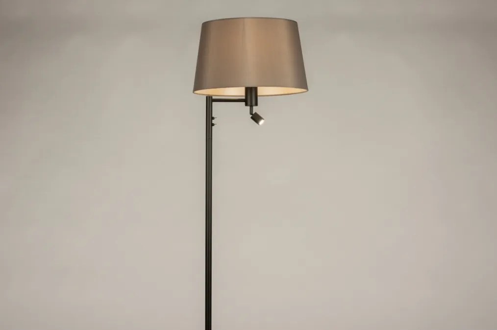 Stojací designová lampa La Scale Grey Nuo and Black