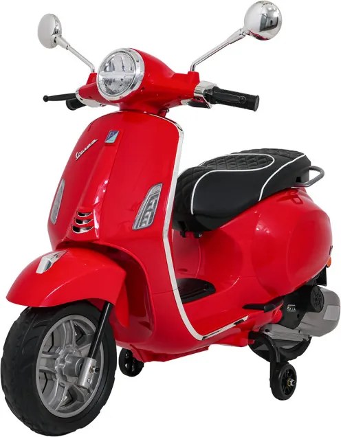 Elektrický skútr Vespa ROMA červený