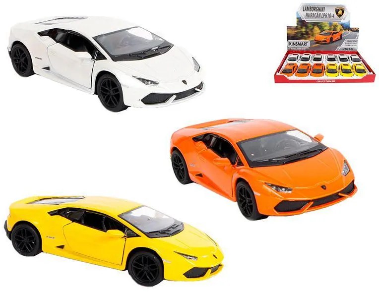 Auto Lamborghini Huracan LP610-4 13 cm kov zpětný chod