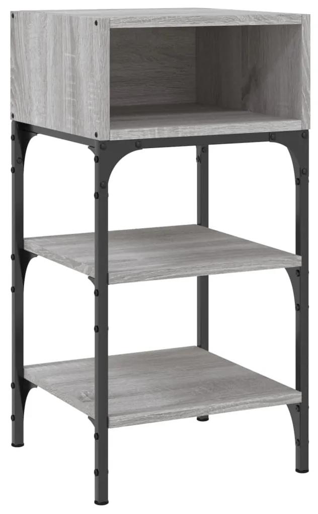 Noční stolek šedý sonoma 35 x 34,5 x 70 cm kompozitní dřevo - Default Title