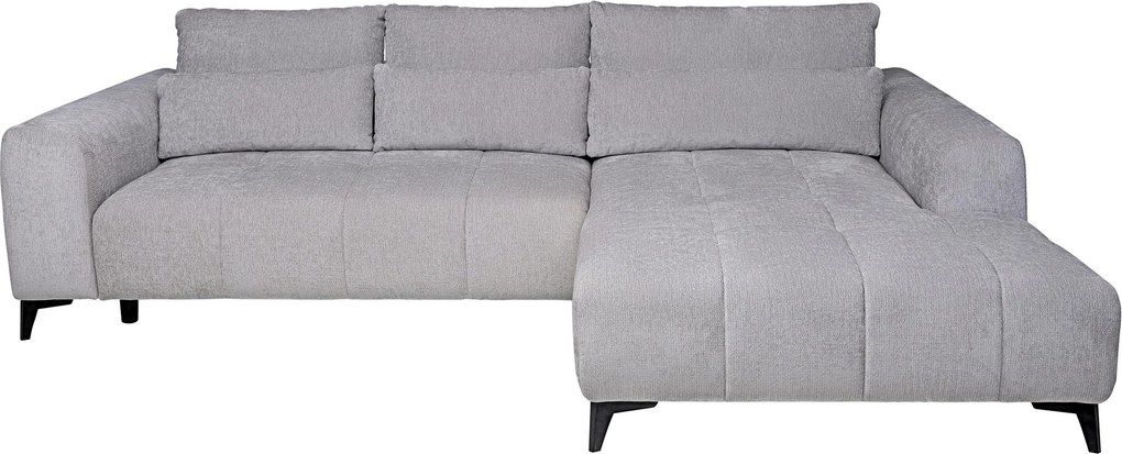 XXXLutz ROHOVÁ SEDAČKA, textil, barvy stříbra Hom`in - Sedací soupravy - 002307037601