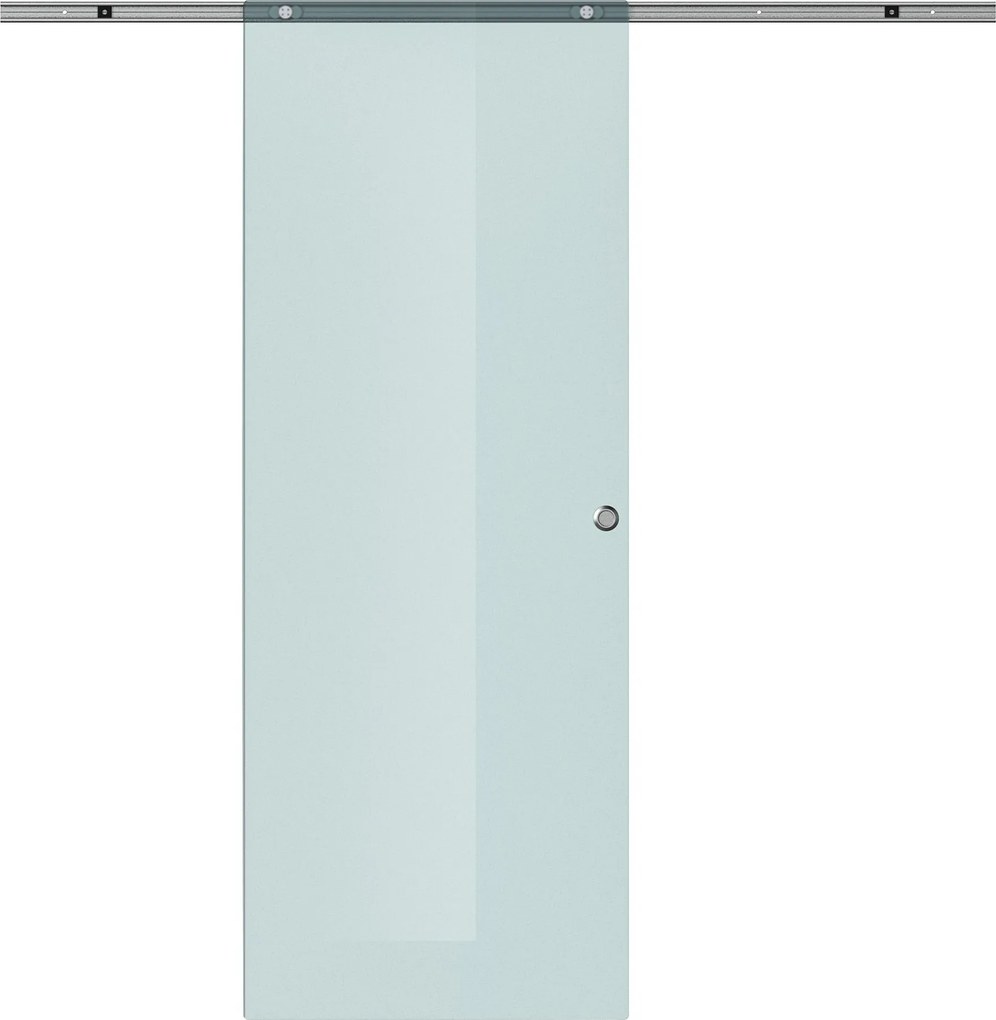 HOMCOM Skleněné Posuvné Dveře pro Pokoj Matované Sklo 775 / 900 / 1025 x 2050 mm | Aosom