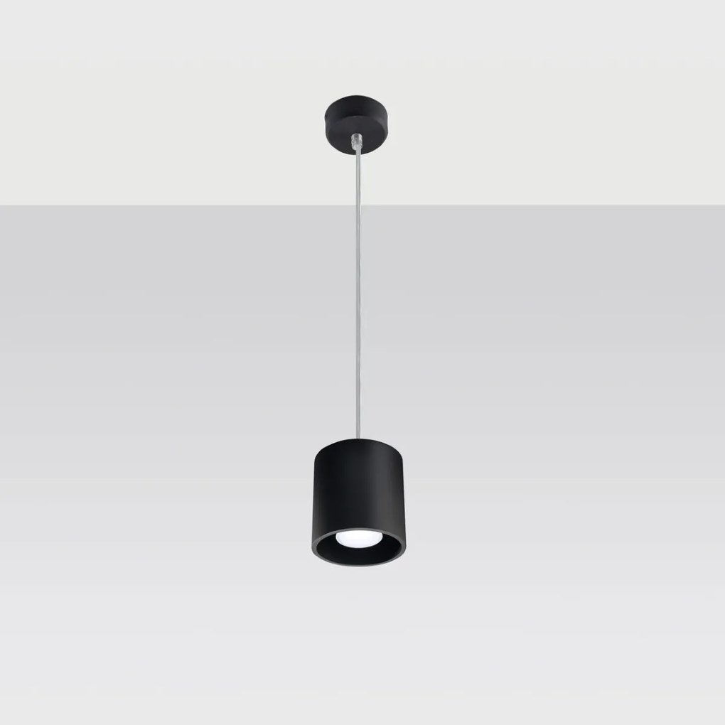 Sollux Lighting Závěsné svítidlo ORBIS 1 černé
