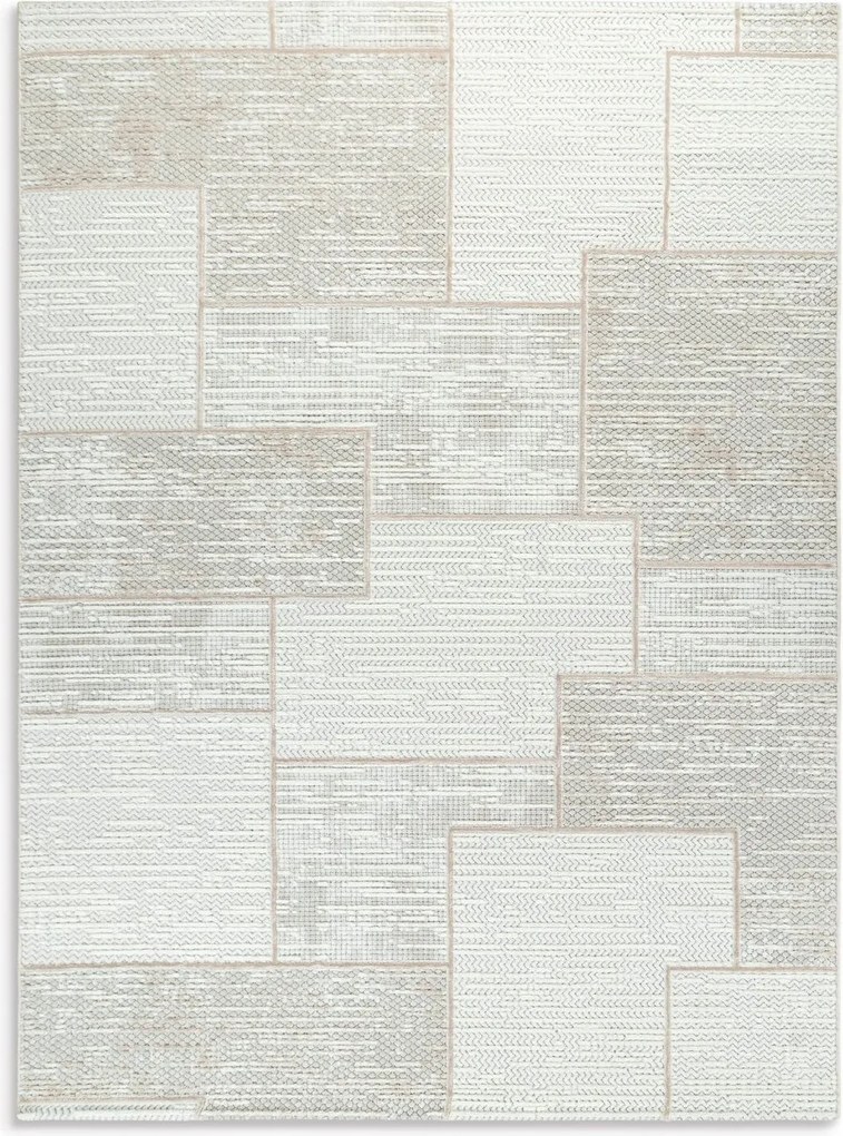 Koberec Karen, 120x170 cm, krémový